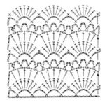 Lace shells with fans crochet pattern | Mycrochetpattern