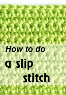 How to do a slip stitch | Mycrochetpattern