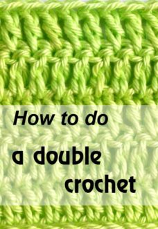How to do a double crochet | Mycrochetpattern