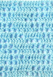 Light blue filet crochet pattern | Mycrochetpattern