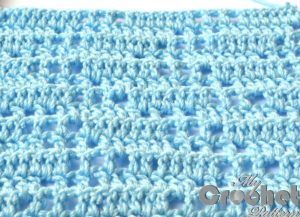 Light blue filet crochet pattern | Mycrochetpattern
