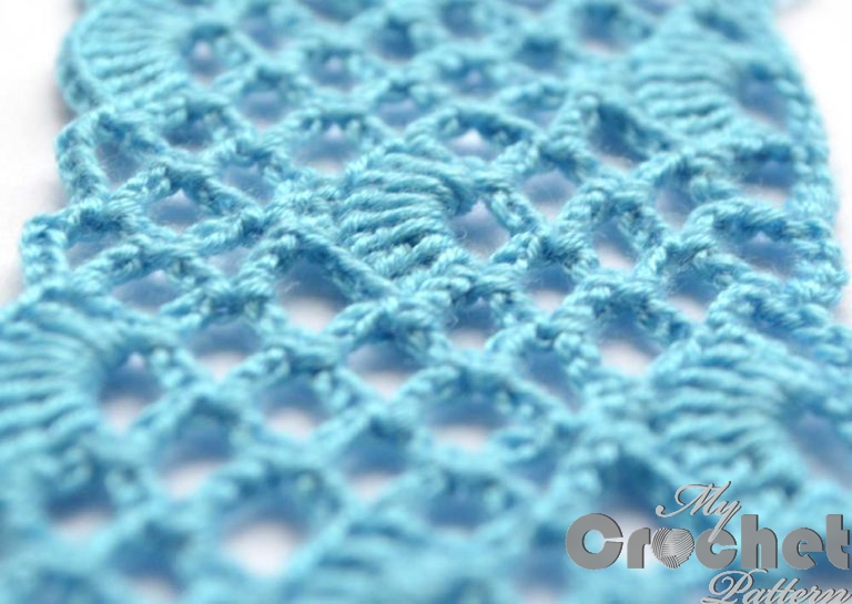 Light lace pattern with shells | Mycrochetpattern