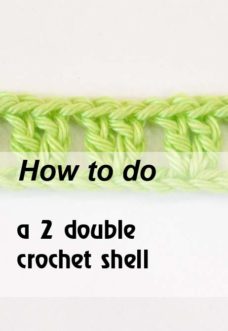 2 double crochet shell tutorial | Mycrochetpattern