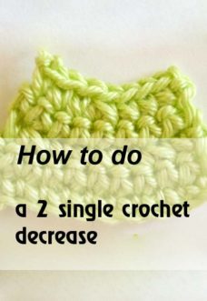 2 single crochet decrease tutorial | Mycrochetpattern