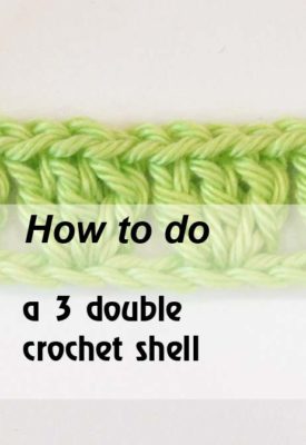 3 double crochet shell tutorial | Mycrochetpattern