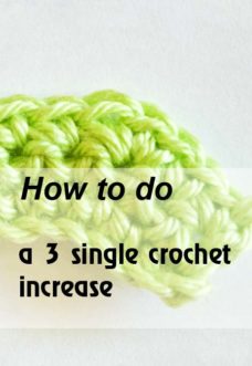3 single crochet increase tutorial | Mycrochetpattern