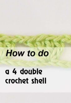 4 double crochet shell tutorial | Mycrochetpattern