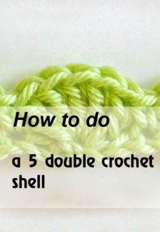 5 double crochet shell tutorial | Mycrochetpattern