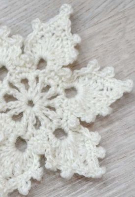 Crochet lace snowflake | Mycrochetpattern