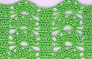 Lace crochet pattern with arches | Mycrochetpattern