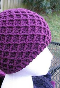 Diamond Ridges Woman Hat Crochet Pattern - MyCrochetPattern
