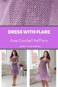 Dress with Flare Crochet Pattern - MyCrochetPattern