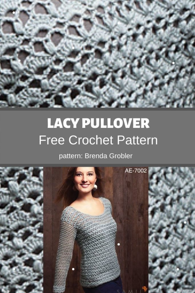 Lacy Pullover Crochet Pattern - MyCrochetPattern