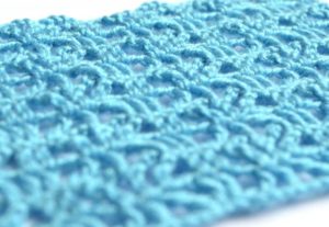 Easy blue lace crochet pattern - MyCrochetPattern