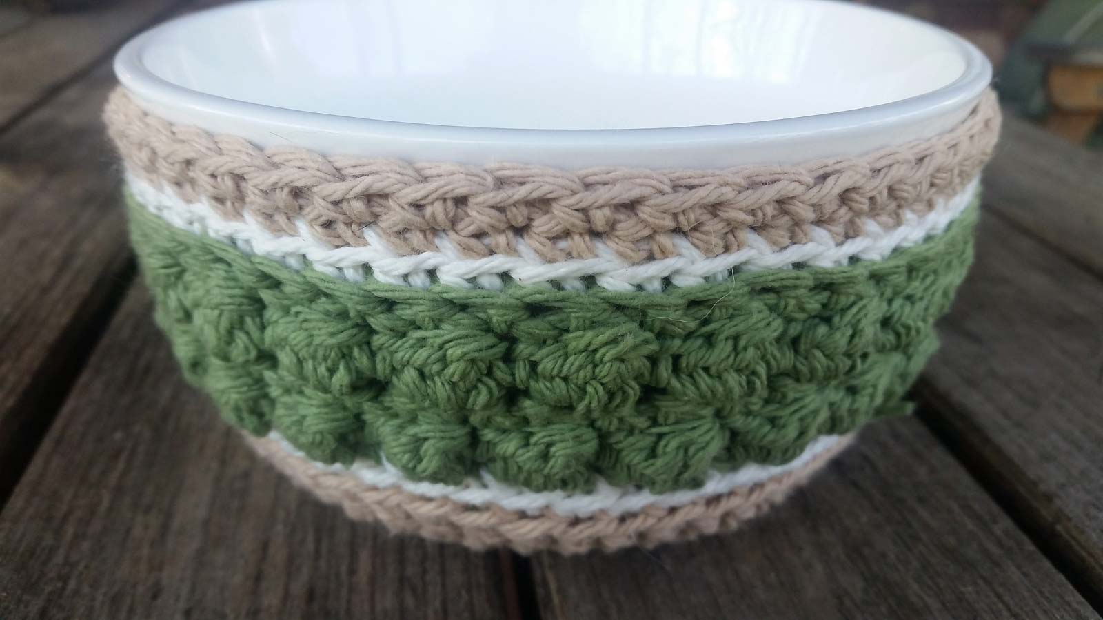 Microwave Bobble Bowl Cozies Crochet Pattern MyCrochetPattern