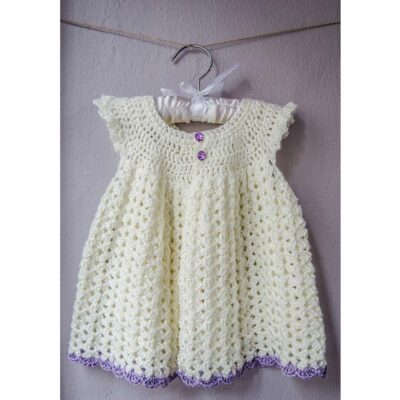 Angel Wing Pinafore 2T Dress Crochet Pattern - MyCrochetPattern