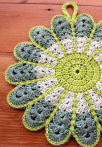 Crochet Flower Pot Stand Crochet Pattern - MyCrochetPattern