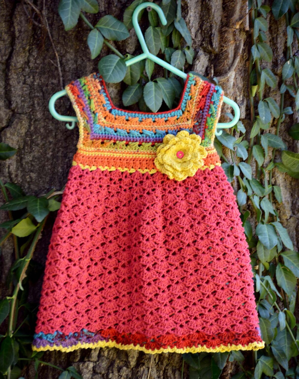 Little Miss Allison's Dress Crochet Pattern - MyCrochetPattern