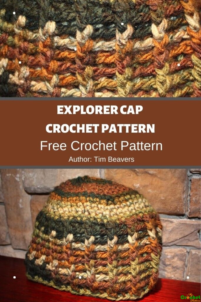Explorer Cap Crochet Pattern - MyCrochetPattern