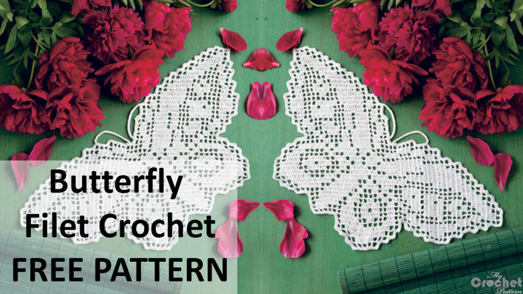 Butterfly filet crochet - MyCrochetPattern