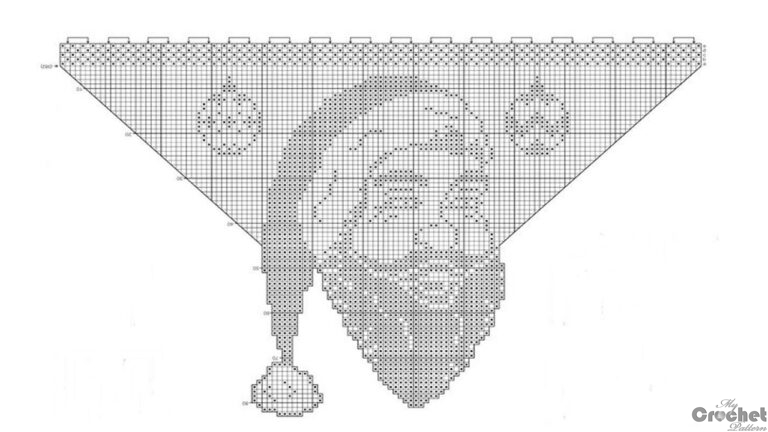 Christmas filet crochet patterns - MyCrochetPattern