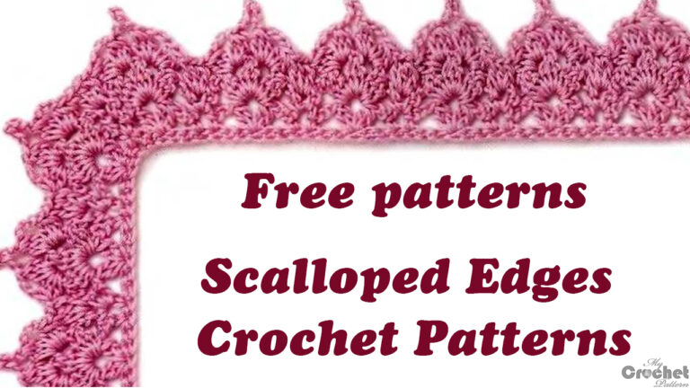 Crochet scalloped edges - MyCrochetPattern