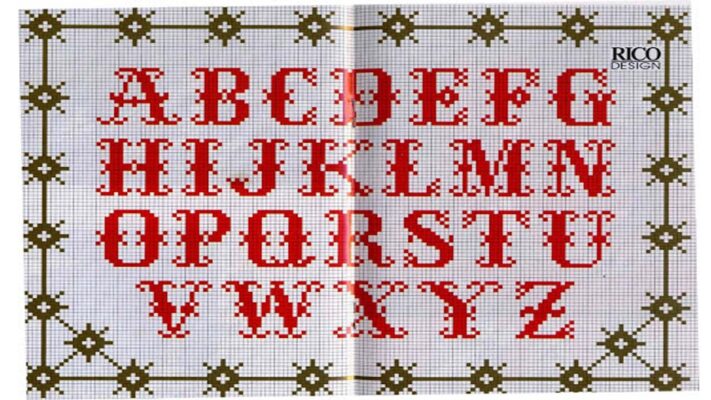 Filet crochet alphabet - MyCrochetPattern