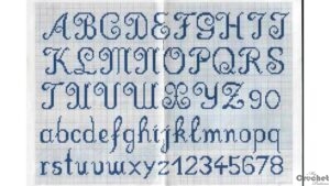 Filet crochet alphabet - MyCrochetPattern