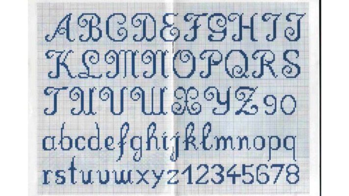Filet crochet alphabet - MyCrochetPattern