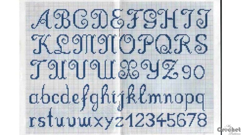 Filet crochet alphabet - MyCrochetPattern