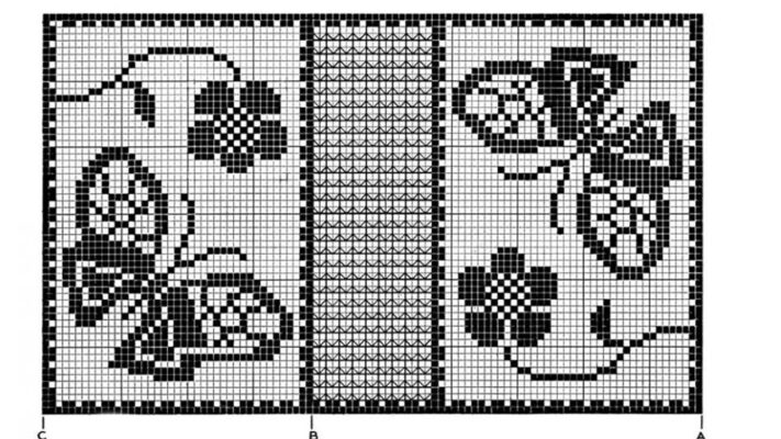 Butterfly filet crochet - MyCrochetPattern