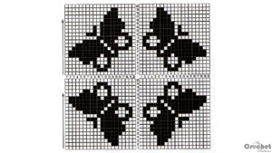Butterfly filet crochet - MyCrochetPattern