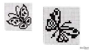 Butterfly filet crochet - MyCrochetPattern