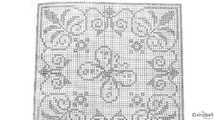 Butterfly filet crochet - MyCrochetPattern