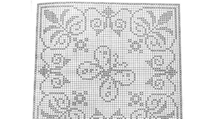 Butterfly filet crochet - MyCrochetPattern