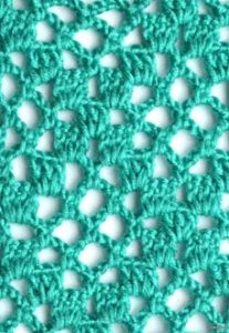 Diamond mesh crochet pattern - MyCrochetPattern