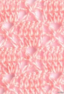 How to crochet diamond stitch - MyCrochetPattern