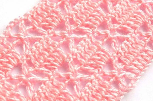 How to crochet diamond stitch - MyCrochetPattern