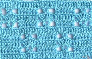 Easy crochet pattern with shells - MyCrochetPattern
