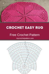 Crochet easy rug - MyCrochetPattern