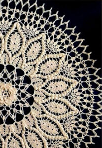 Crochet Rose Doily Pattern - MyCrochetPattern